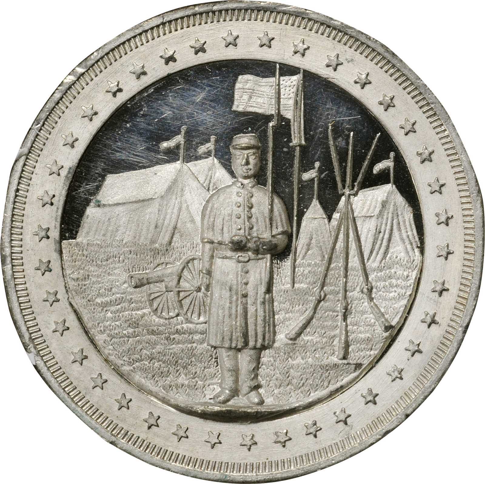 1889 50th Anniversary of Galveston, Texas Inter State Drill Medal ...