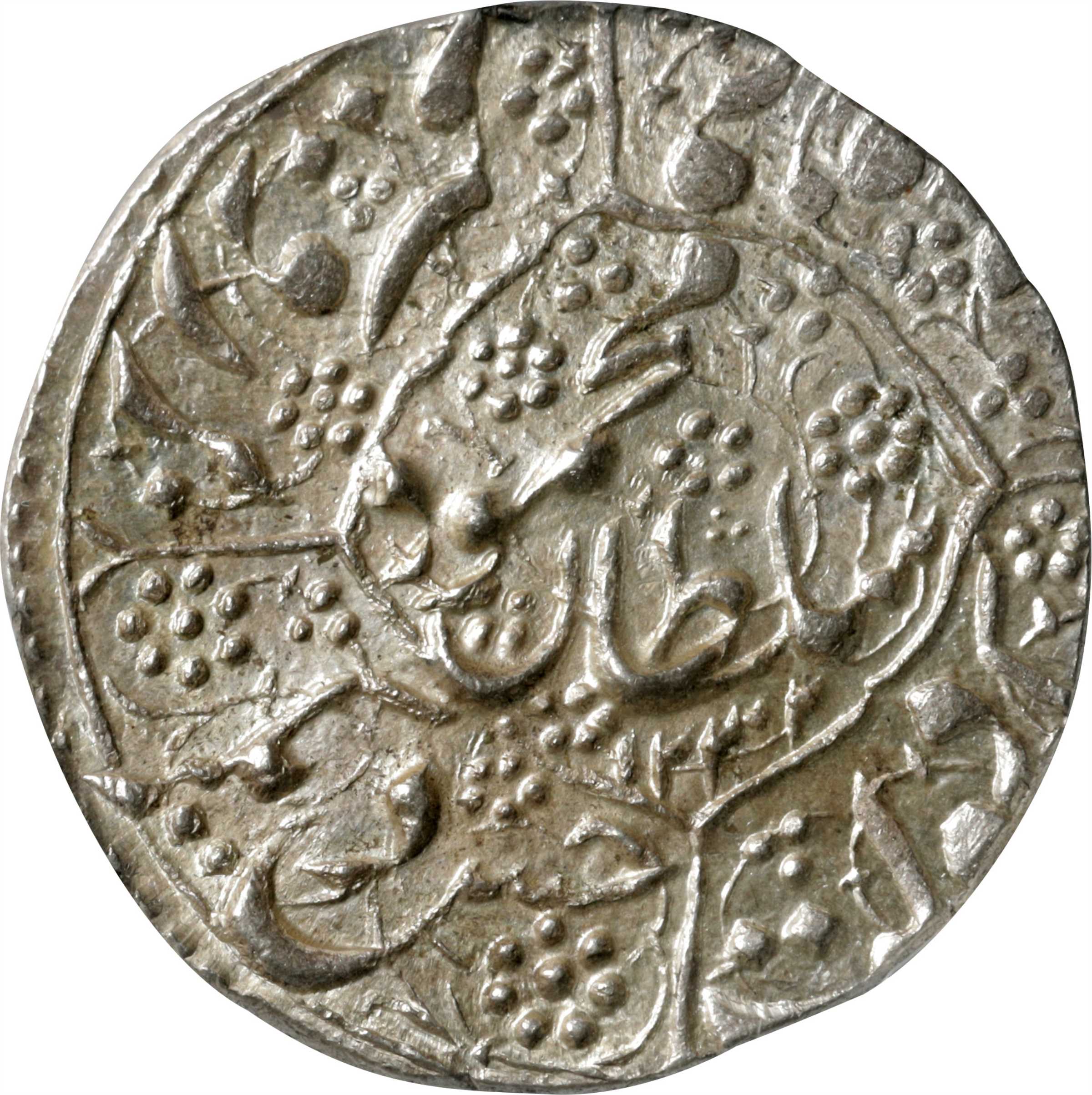 AFGHANISTAN. Rupee, AH 1232 Year 8 (1816). Peshawar Mint. Mahmud Shah ...