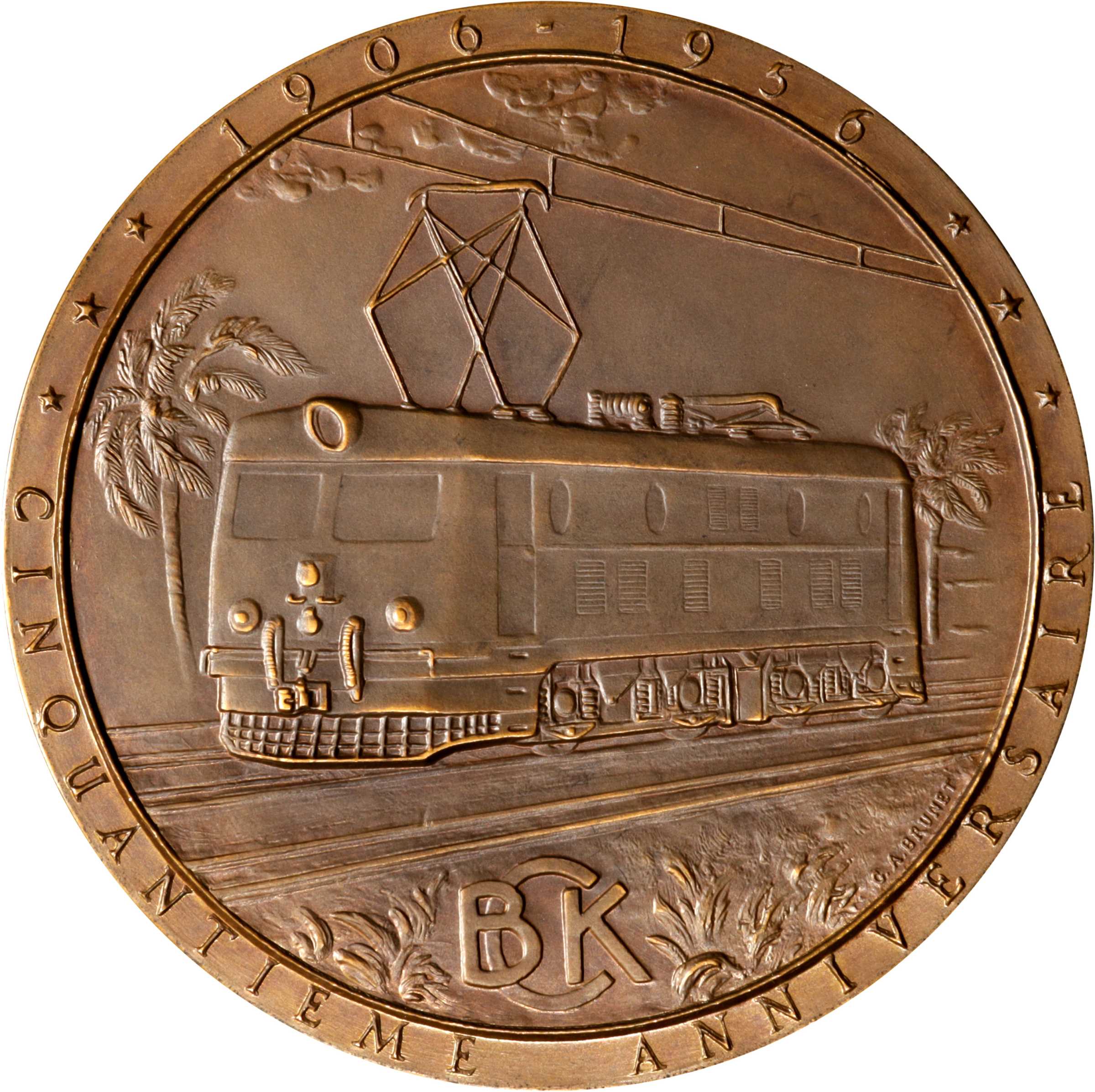 BELGIAN CONGO. 50th Anniversary of the Central Congo to Katanga ...