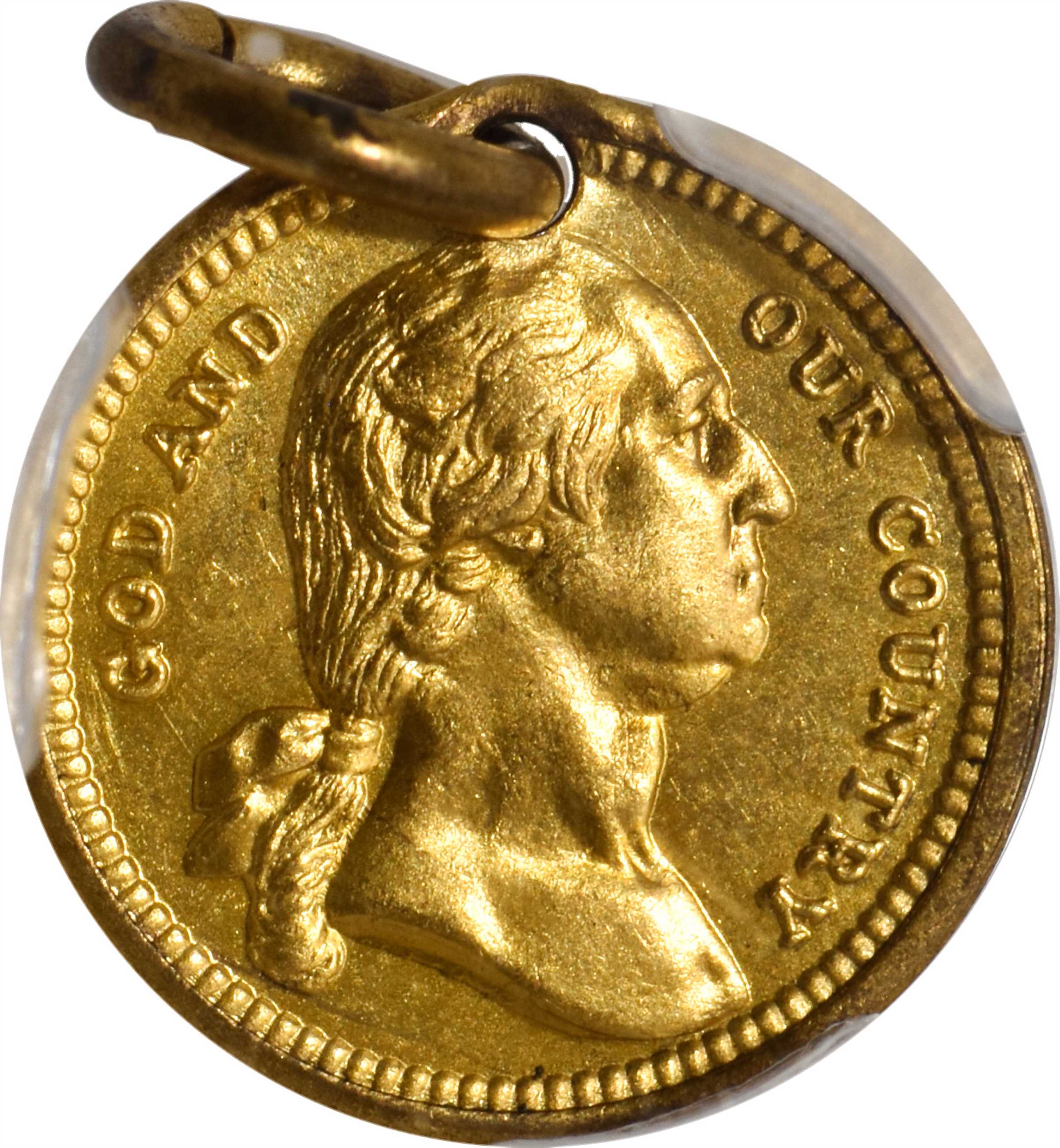 Circa 1876 Lord’s Prayer medalet by George Soley. GW-927, Baker-651 ...