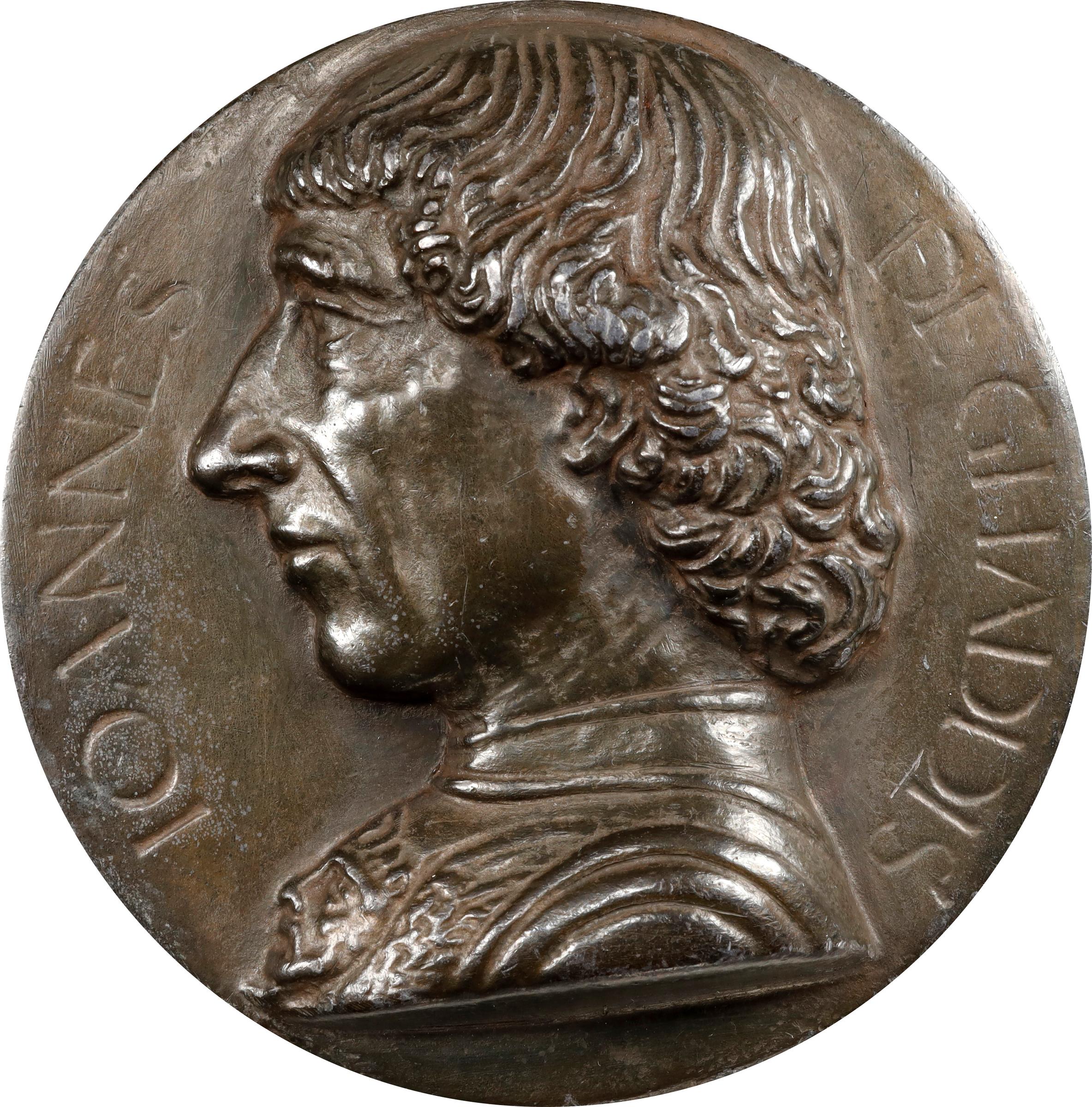 Florentine Sculptor. (Follower of Niccolo Spinelli?). Portrait Medal ...
