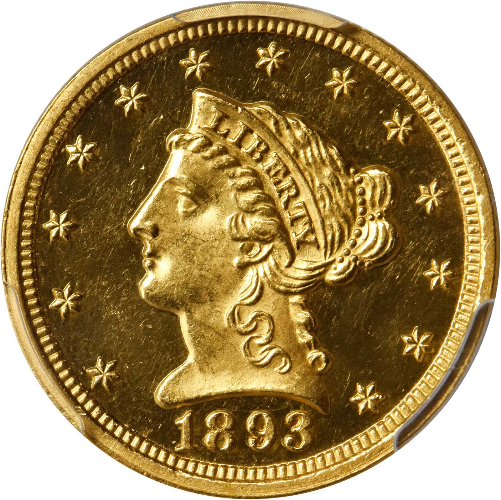 1893 Liberty Head Quarter Eagle. JD-1, the only known dies. Rarity-5 ...